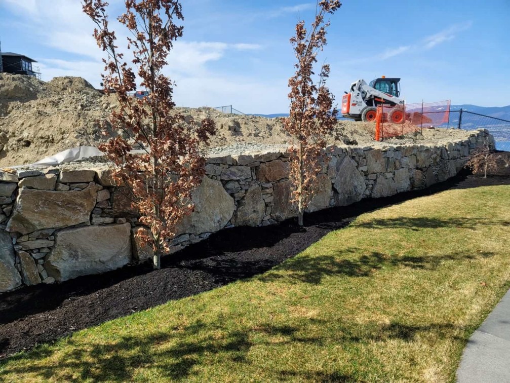Kelowna Landscaping & Rock Wall Photo Gallery - Kelstone Contracting™
